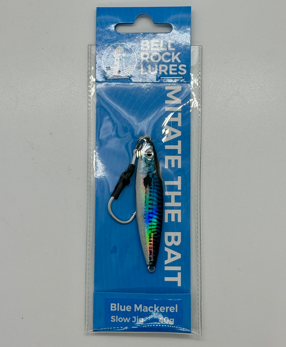 Bell Rock Lures Slow jig - Blue Mackerel - 40g – Baits'R'Us