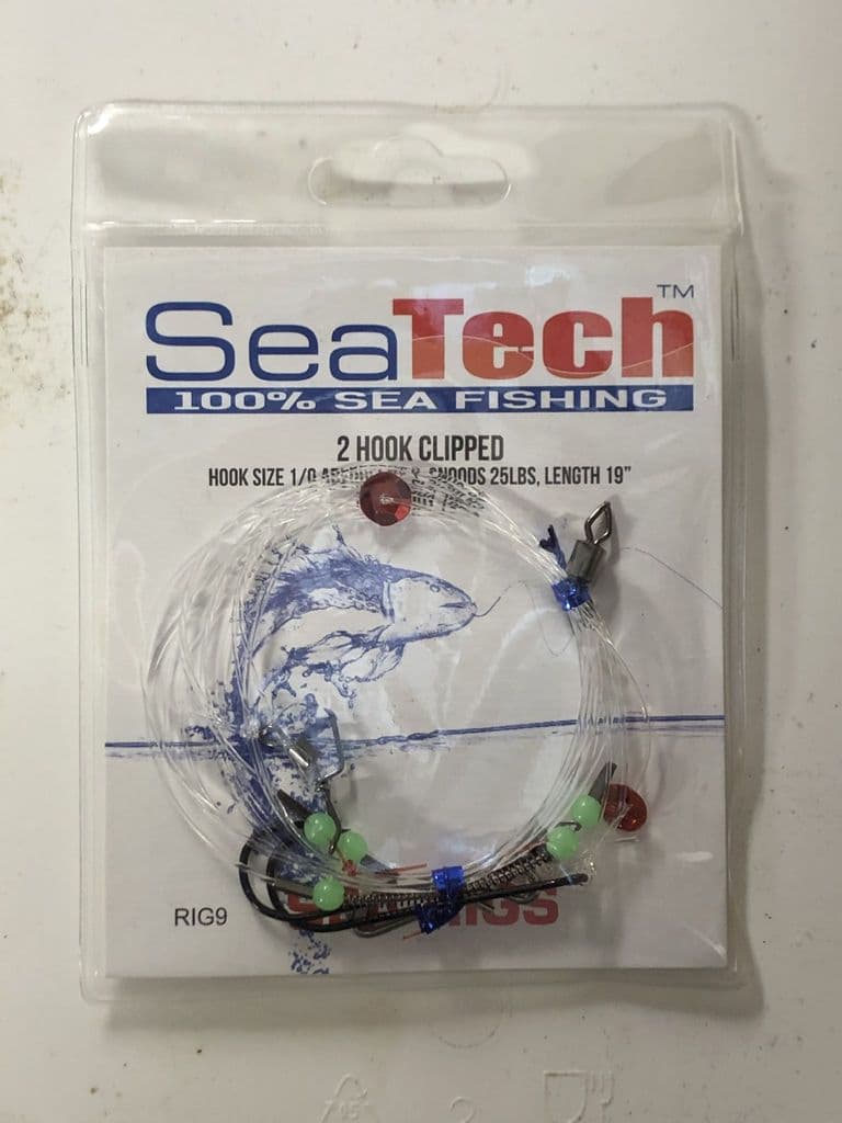 SeaTech 2 Hook Clipped Rig – Baits'R'Us