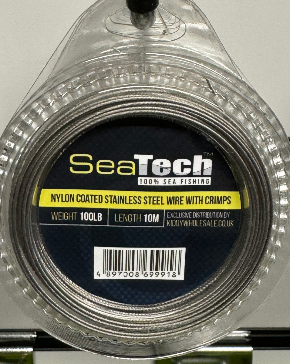 SeaTech Stainless Steel Wire with Crimps – Baits'R'Us