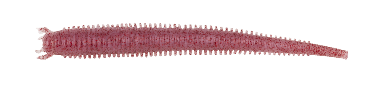 Berkley Gulp! Saltwater Fat Sandworm - 4"- Clear Red Fleck – Baits'R'Us
