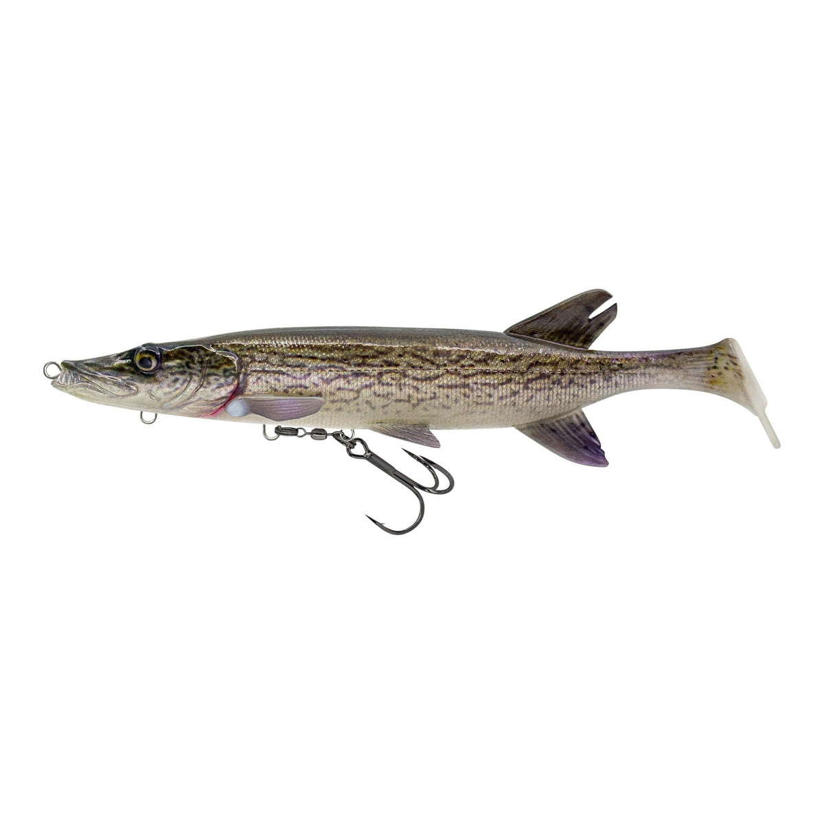 Savage Gear 3D Pike Shad - 20cm/65g - White Pike – Baits'R'Us