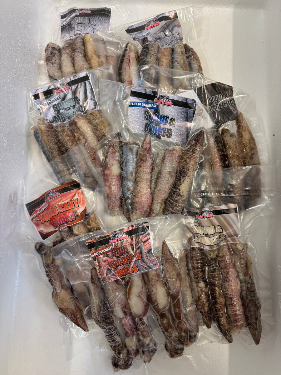 New! Ready To Go Wraps MEGA Cocktail Bundle (8 Types) – Baits'R'Us