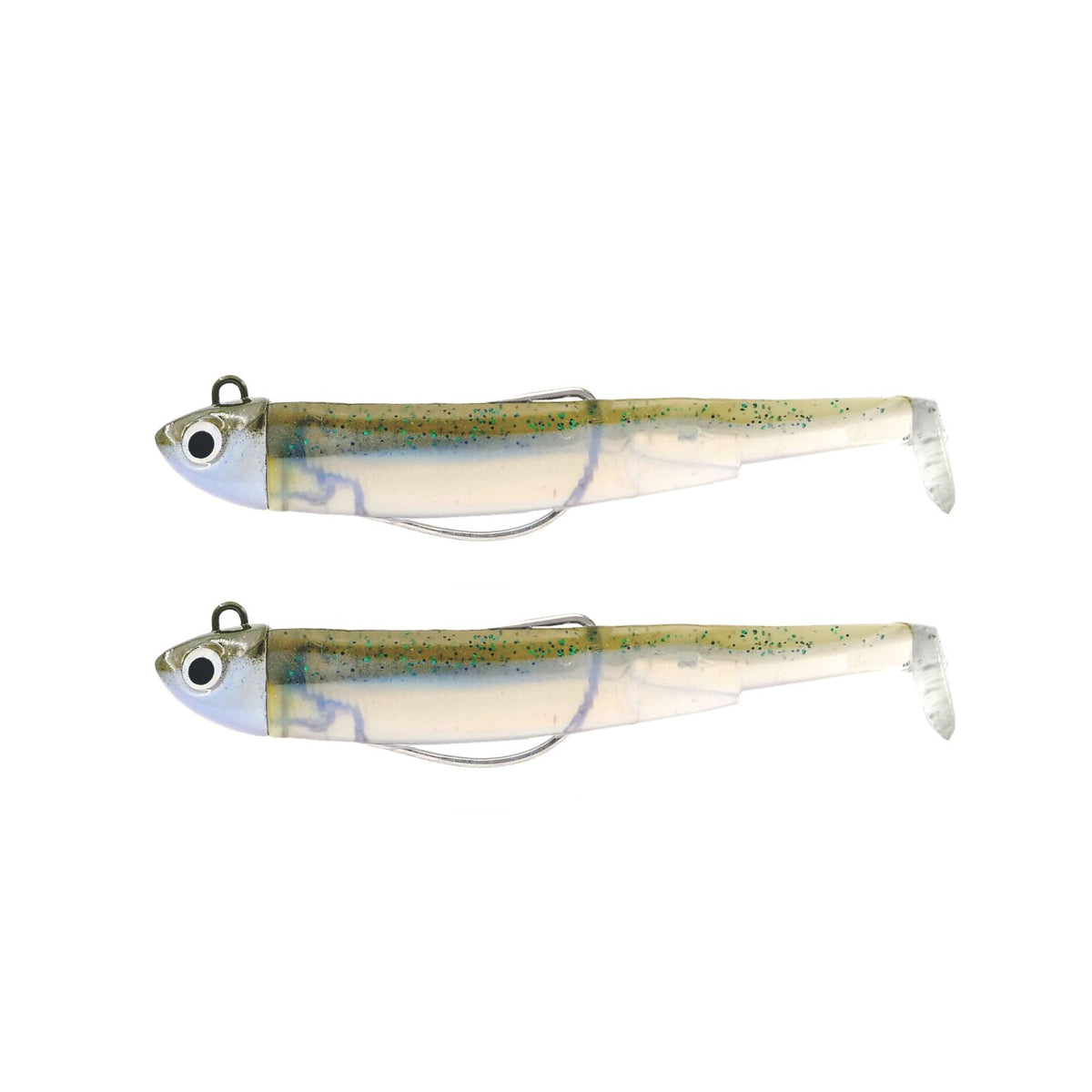 Fiiish Black Minnow - Green Phantom Double Combo - Search 18g - Size 3 ...