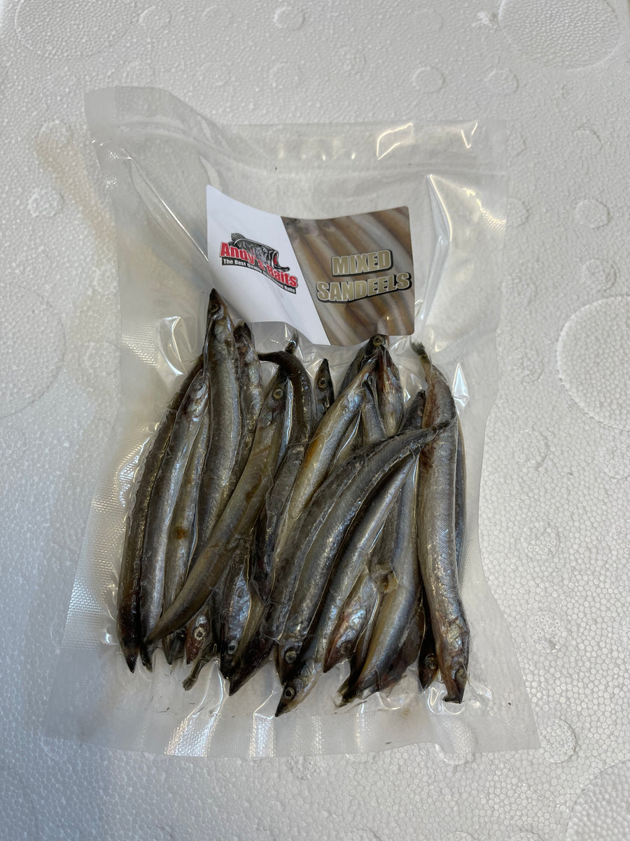Sand Eels - IQF Mixed Bag – Baits'R'Us