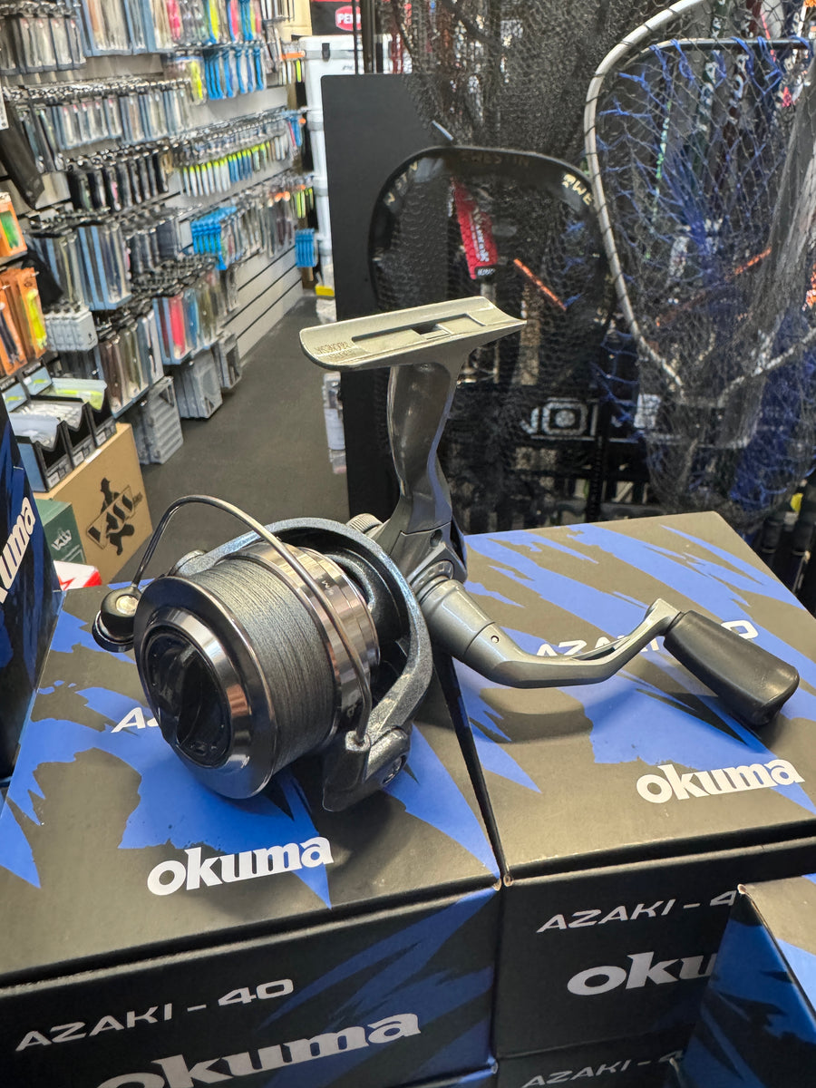 Okuma Azaki Spinning Reel - 4000 (Includes Braid) – Baits'R'Us