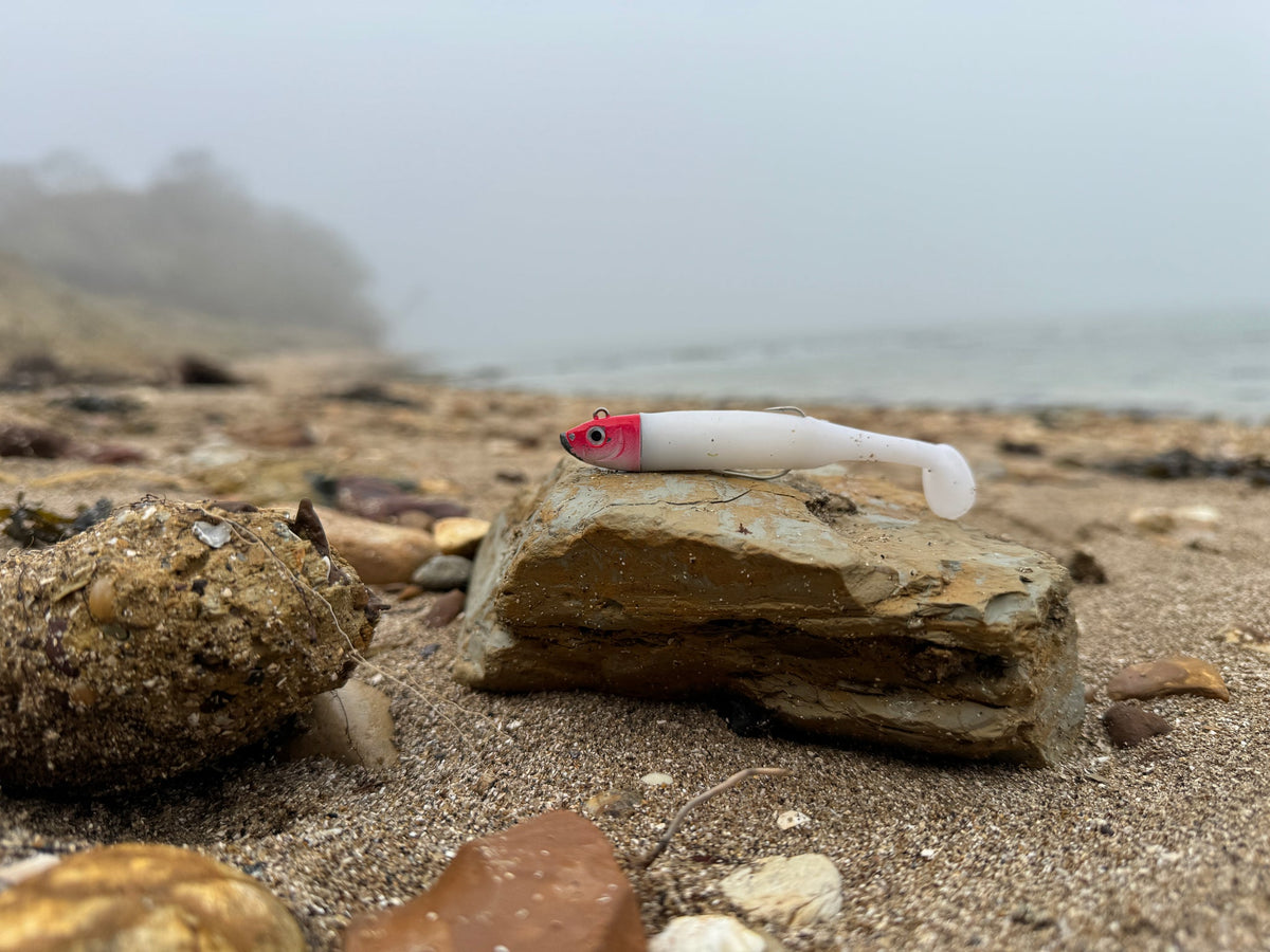 Drift Shoal Shad - White/Red – Baits'R'Us