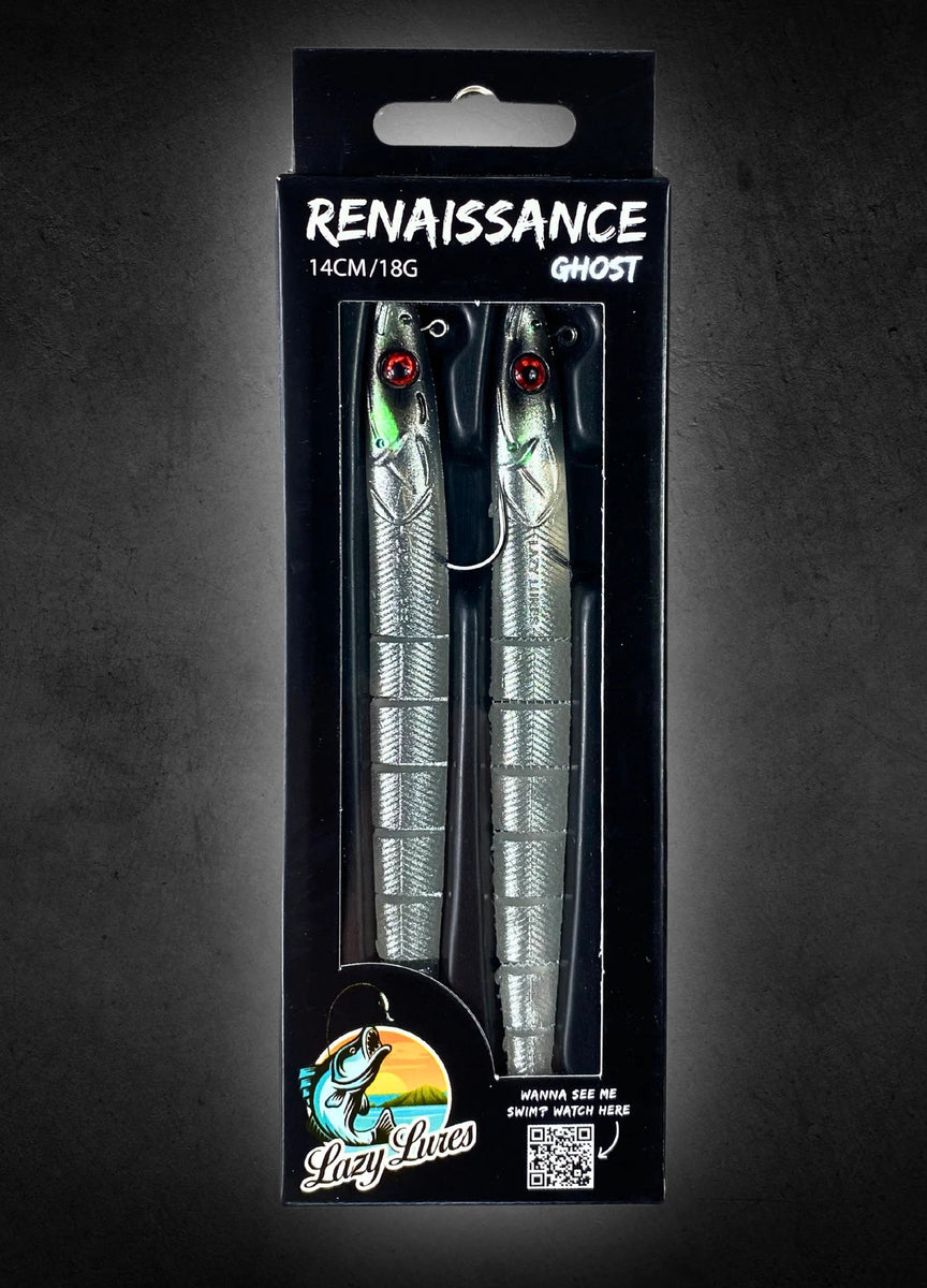 Lazy Lures Renaissance Eels - Ghost – Baits'R'Us