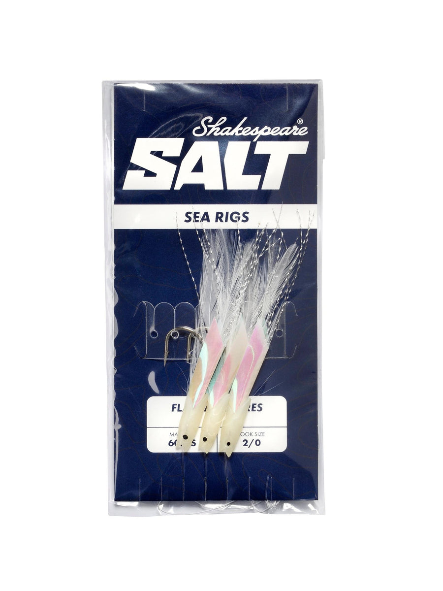 Shakespeare SALT Flat Jack Lures Rigs/Feathers – Baits'R'Us