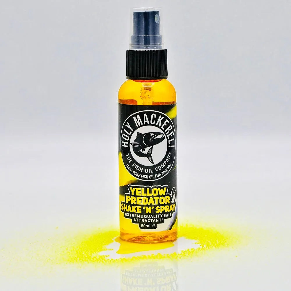 Holy Mackerel - Yellow Predator Shake N Spray – Baits'R'Us