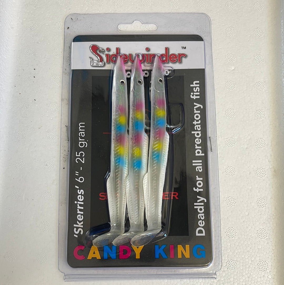 Sidewinder Candy King Skerries Eels - 6" – Baits'R'Us