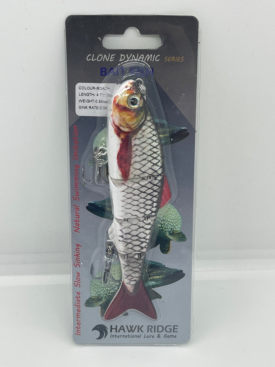 Hawkridge Clone Dynamic Series - Bait Fish 4.7" - Pike Lures - Roach ...