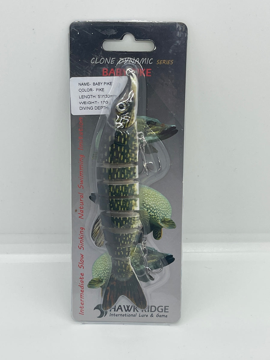 Hawkridge Clone Dynamic Series - Classic Pike 5" - Pike Lures - Baby P ...