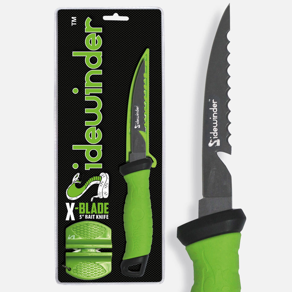 Sidewinder X-Blade Bait Knife 5" (Collection Only - Over 18) – Baits'R'Us