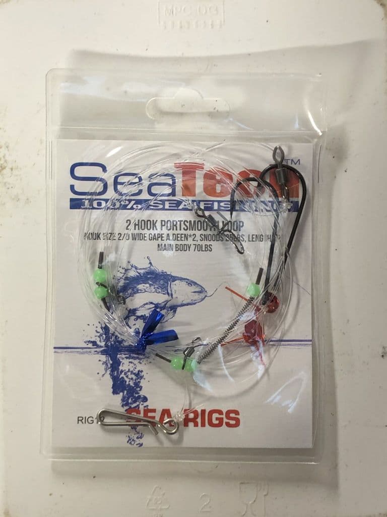 SeaTech 2 Hook Portsmouth Loop Rig – Baits'R'Us